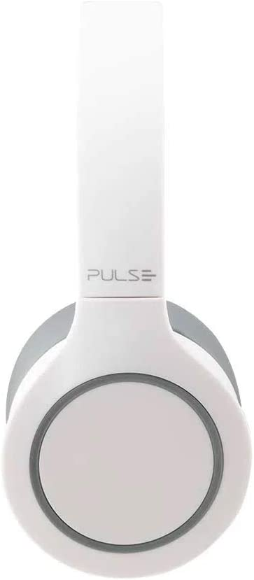 HEADPHONE BLUETOOTH 5.0 PULSE HEAD BEATS BRANCO-CINZA BATERIA | Amatel