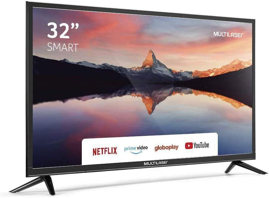 TELA 32" HD COM FUNCAO SMART E WIFI INTEGRADO MULTILASER | Amatel